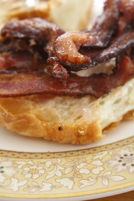 Dandy Sandi - Bacon Sandwich with Dandelion Greens - De Ma CuisineDe Ma ...