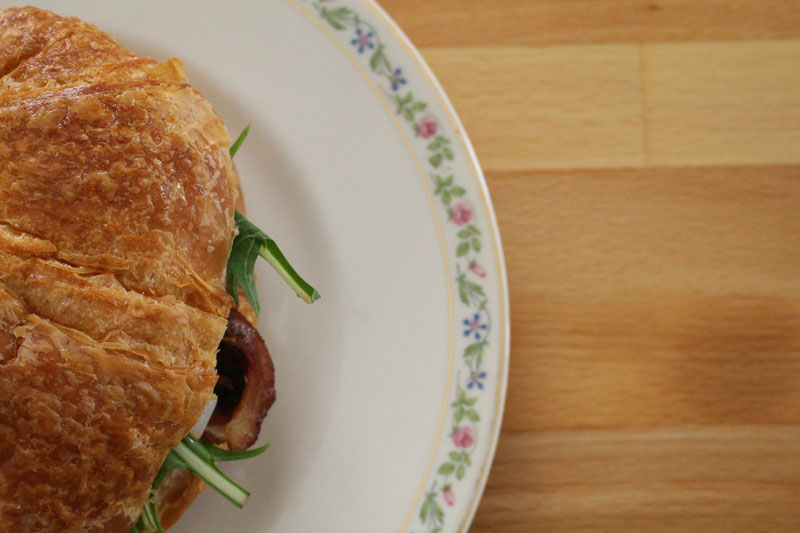 Dandy Sandi - Bacon Sandwich with Dandelion Greens - De Ma CuisineDe Ma ...