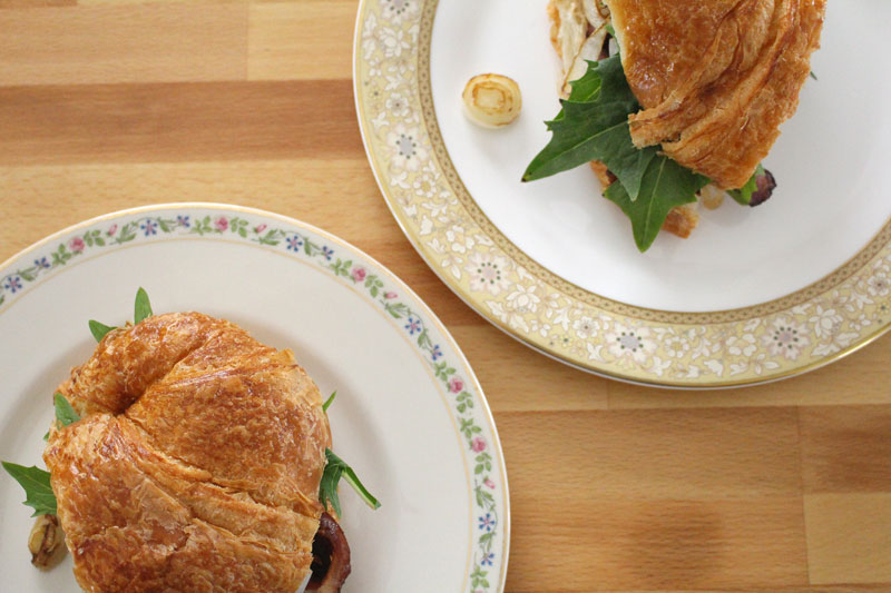 Dandy Sandi - Bacon Sandwich with Dandelion Greens - De Ma CuisineDe Ma ...